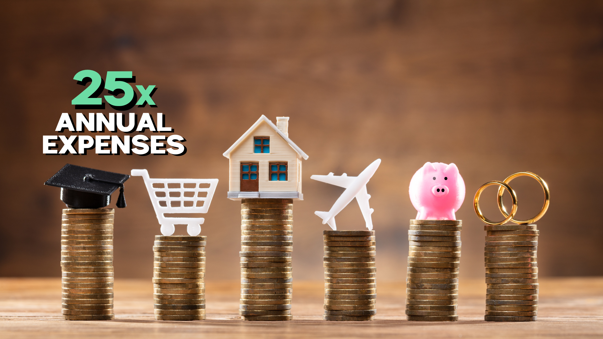 You need 25X your annual living expenses to be financially independent ...